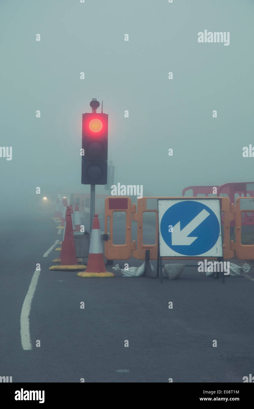 Traffic light red arrow hi-res stock photography and images - Alamy