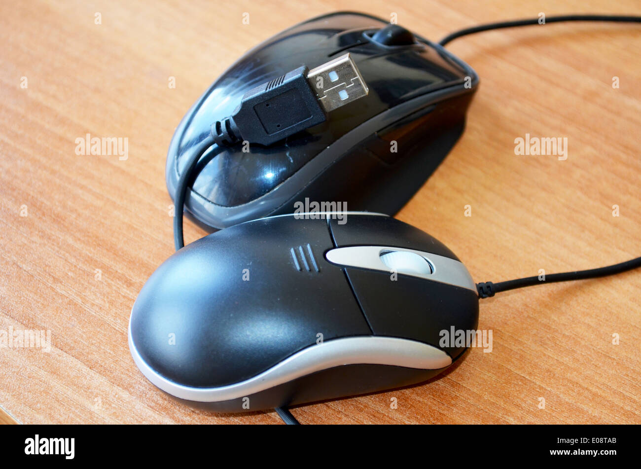 Double mouse double speed for profesional use Stock Photo - Alamy