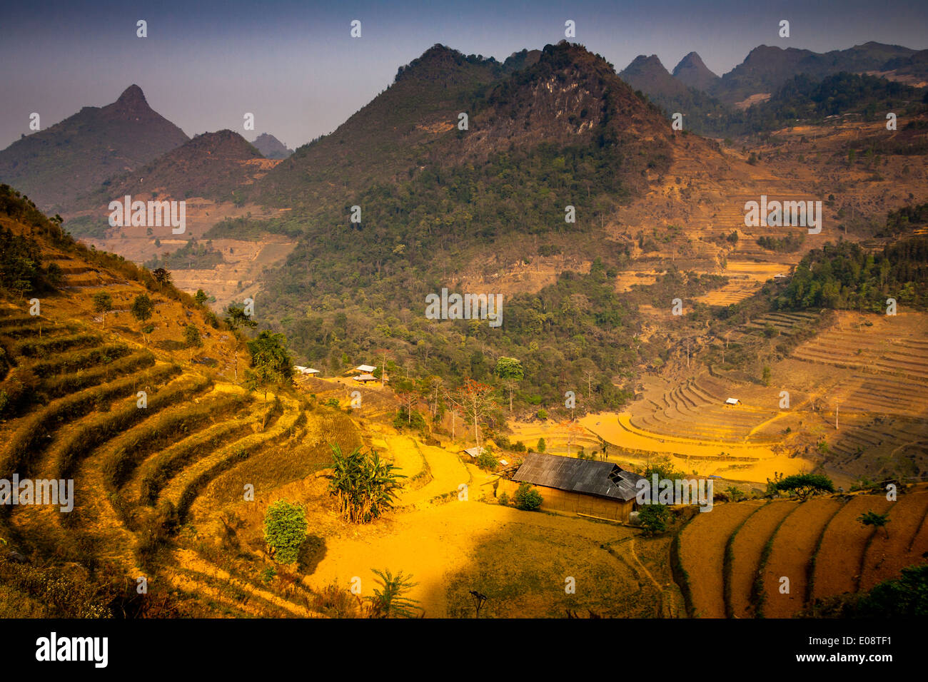 The Scenery Around Bac Ha, Lao Cai Province, Vietnam Stock Photo - Alamy