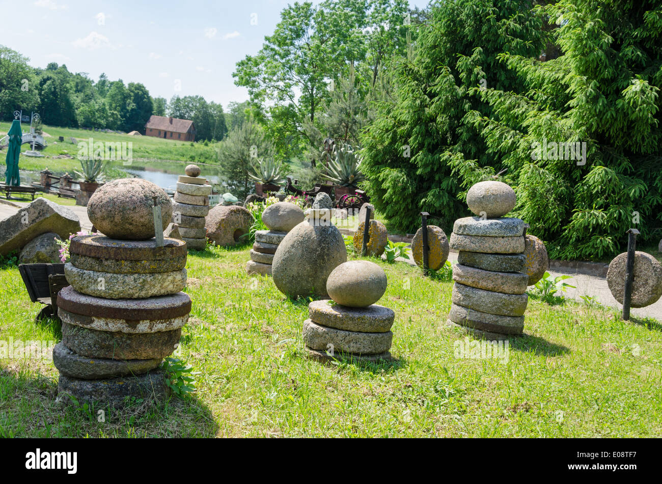 Group of millstones hi-res stock photography and images - Alamy