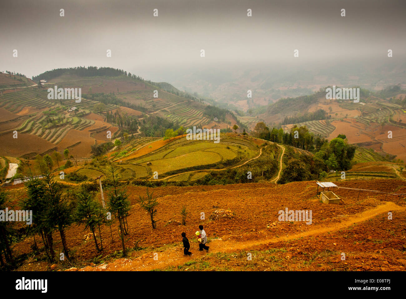 The Scenery Around Bac Ha, Lao Cai Province, Vietnam Stock Photo - Alamy
