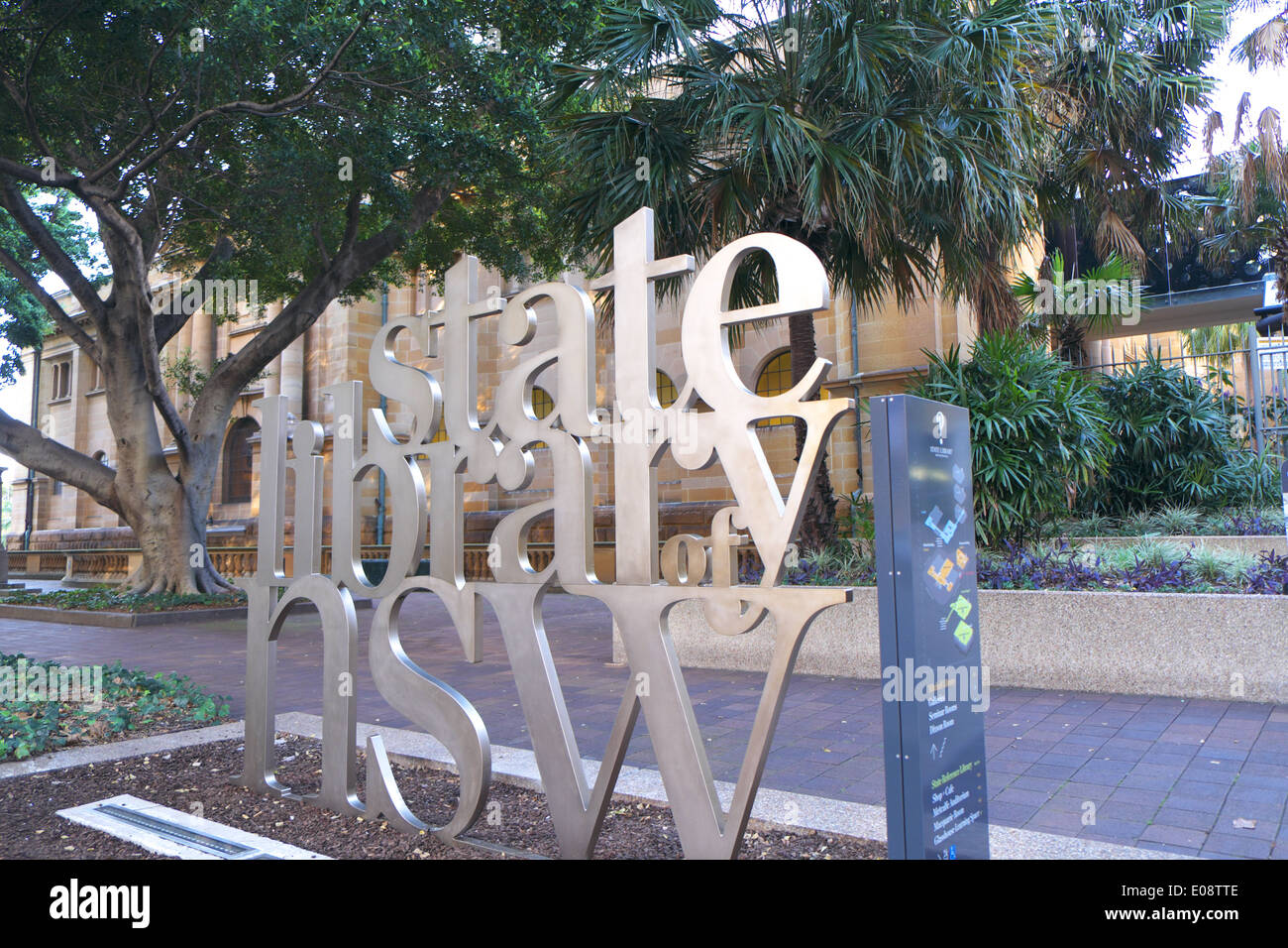 New South Wales State public library on Macquarie street, Sydney ...