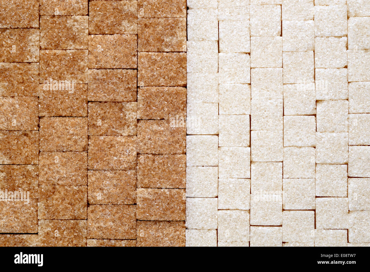 Sugar cubes background Stock Photo - Alamy