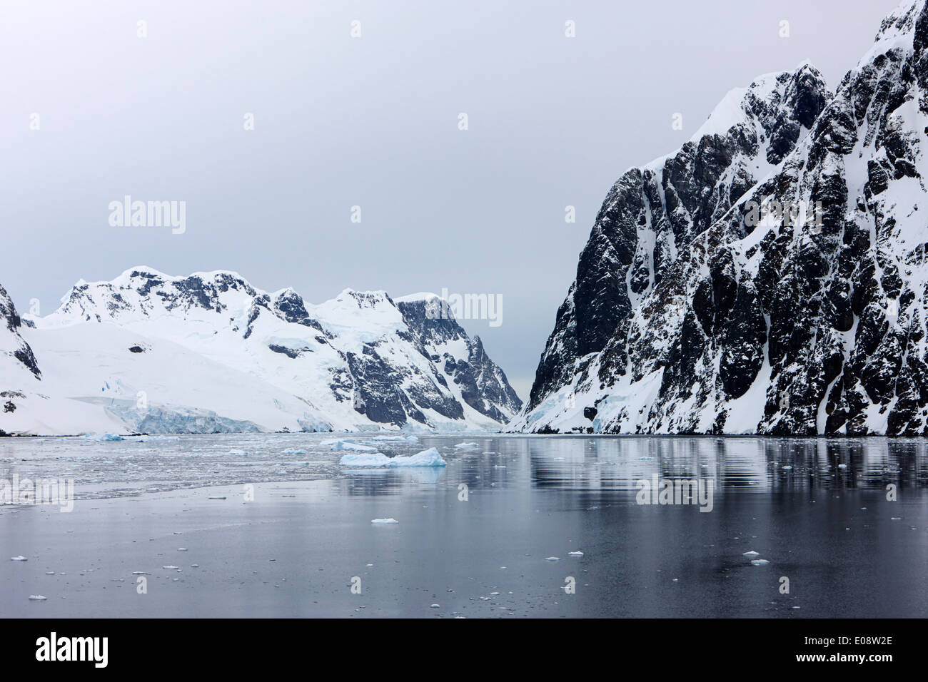the lemaire channel Antarctica Stock Photo - Alamy