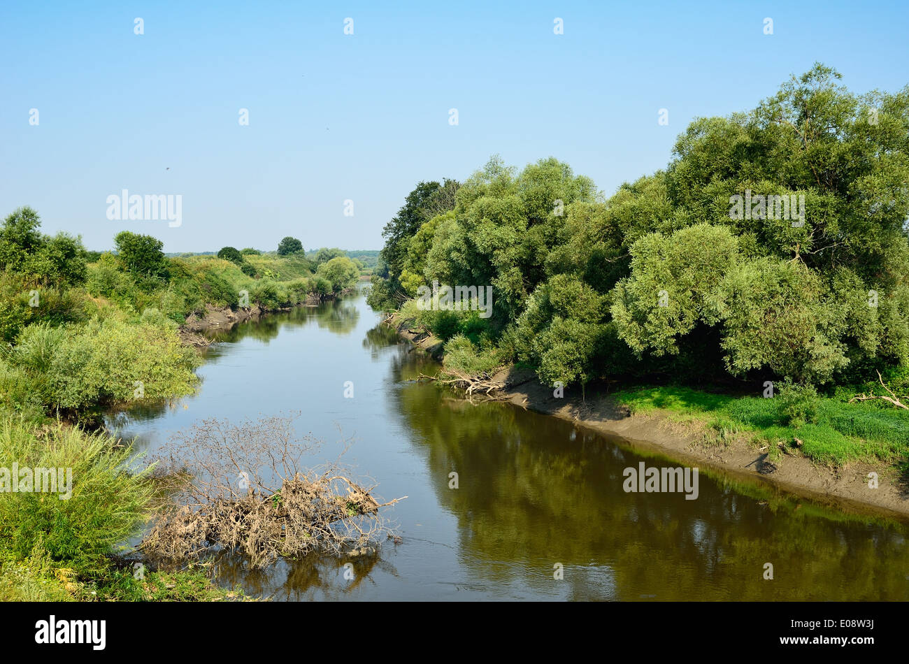 Ukrainian river Western Bug Stock Photo - Alamy