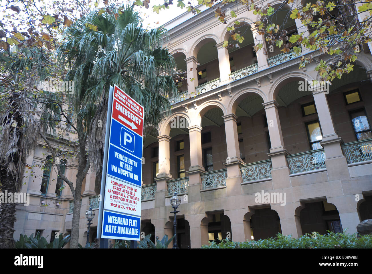 sydney hospital in macquarie street,sydney Stock Photo - Alamy