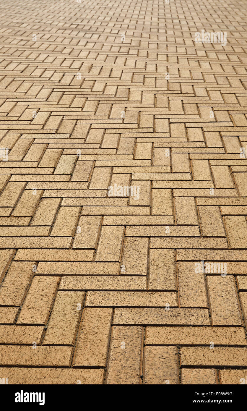 Artificial block pavement Stock Photo - Alamy