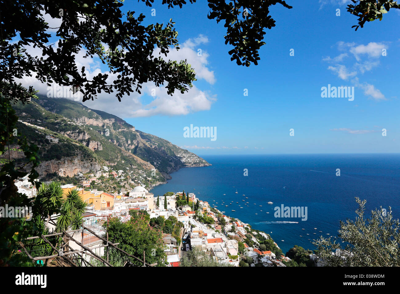 VIEW OF POSITANO,AMALFI COAST,ITALY Stock Photo - Alamy