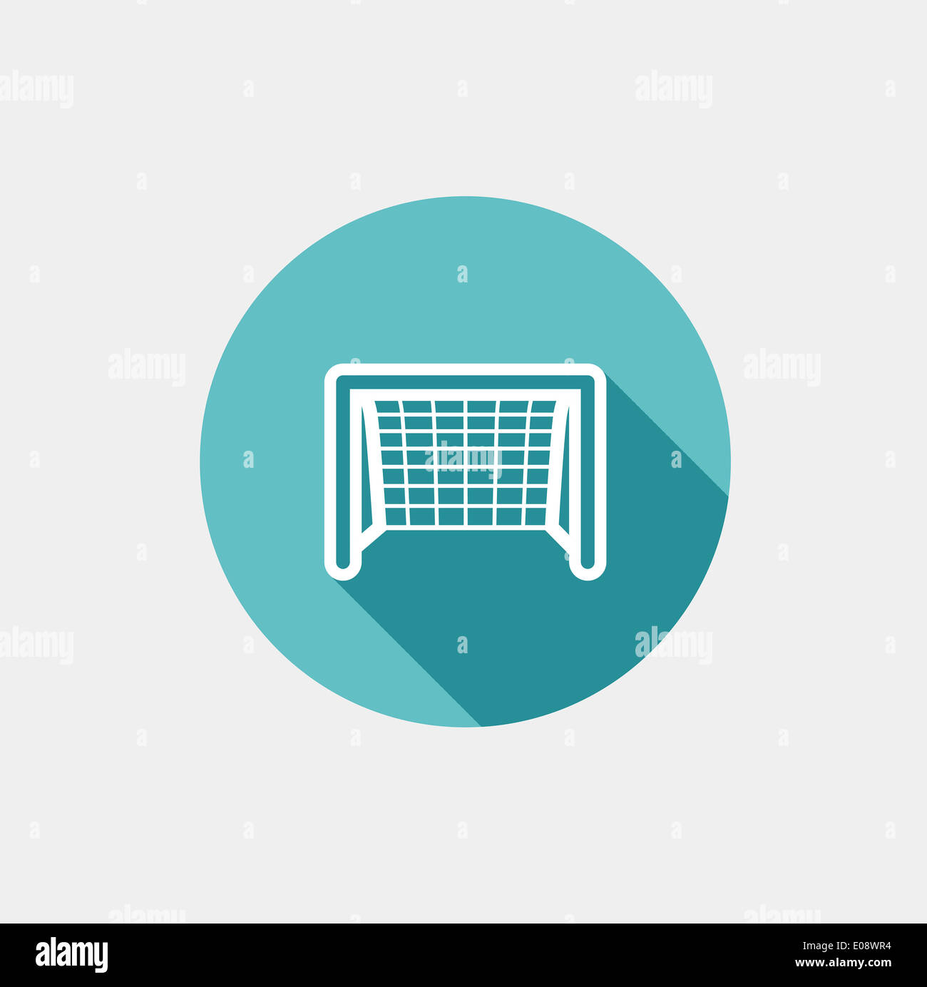 Soccer goal flat icon Stock Photo - Alamy Soccer goal flat icon Stock Photo - Alamy