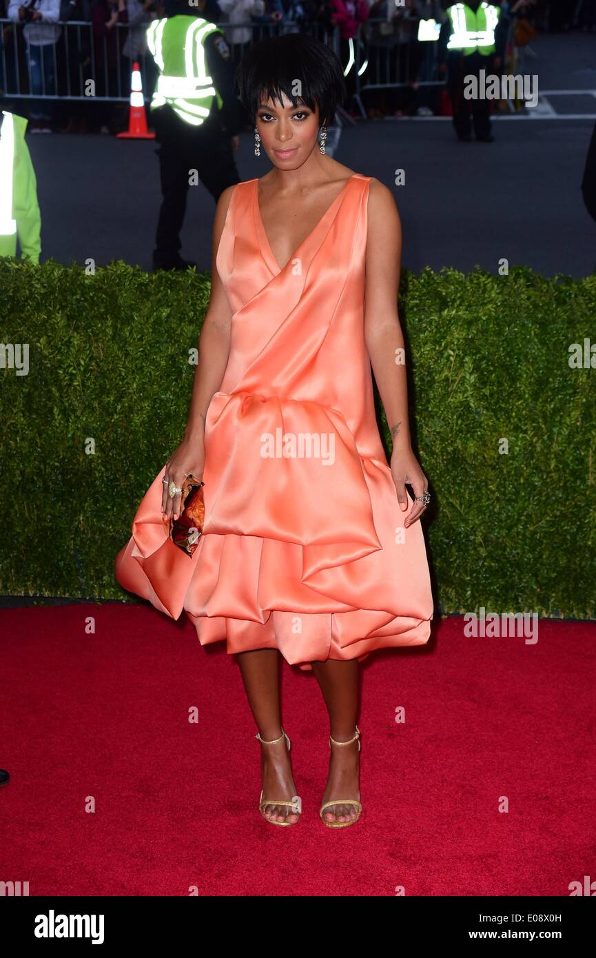 New York, NY, USA. 5th May, 2014. Solange Knowles at arrivals for ...