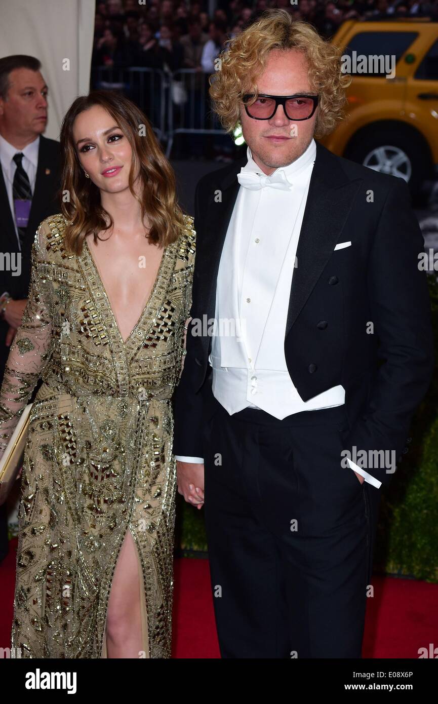 New York, NY, USA. 5th May, 2014. Leighton Meester, Peter Dundas at ...