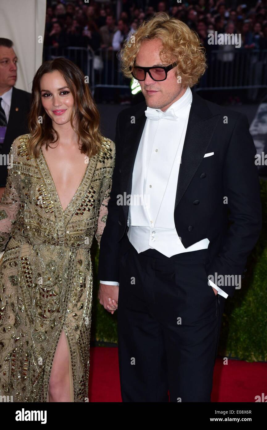 New York, NY, USA. 5th May, 2014. Leighton Meester, Peter Dundas at ...