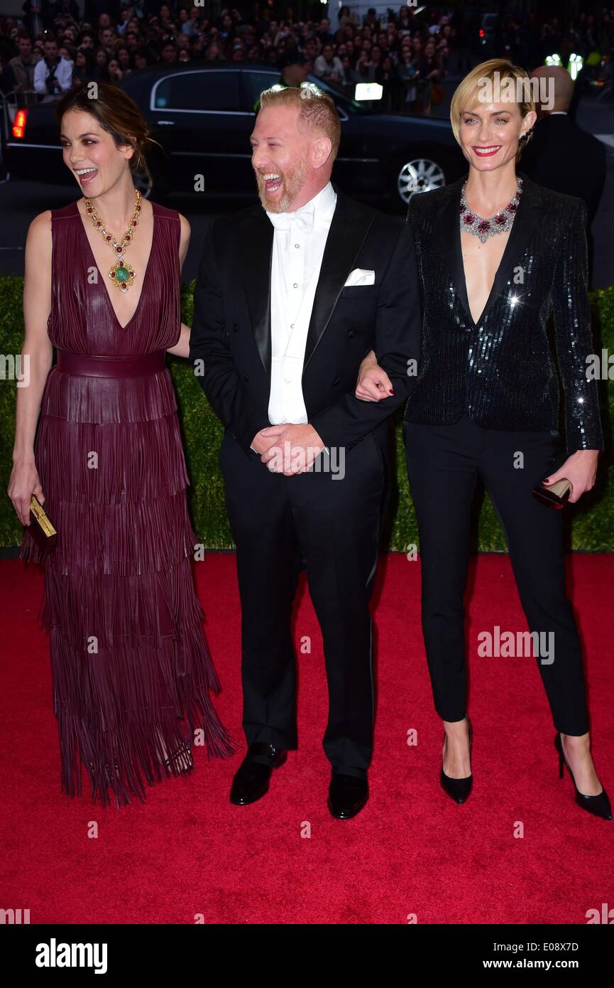 Michelle monaghan amber valletta charles james hi-res stock photography ...