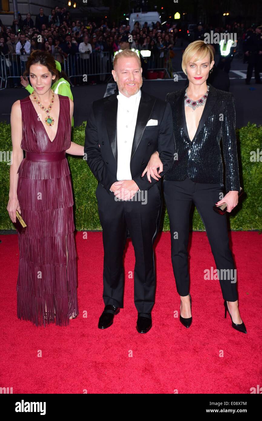 Michelle monaghan amber valletta charles james hi-res stock photography ...