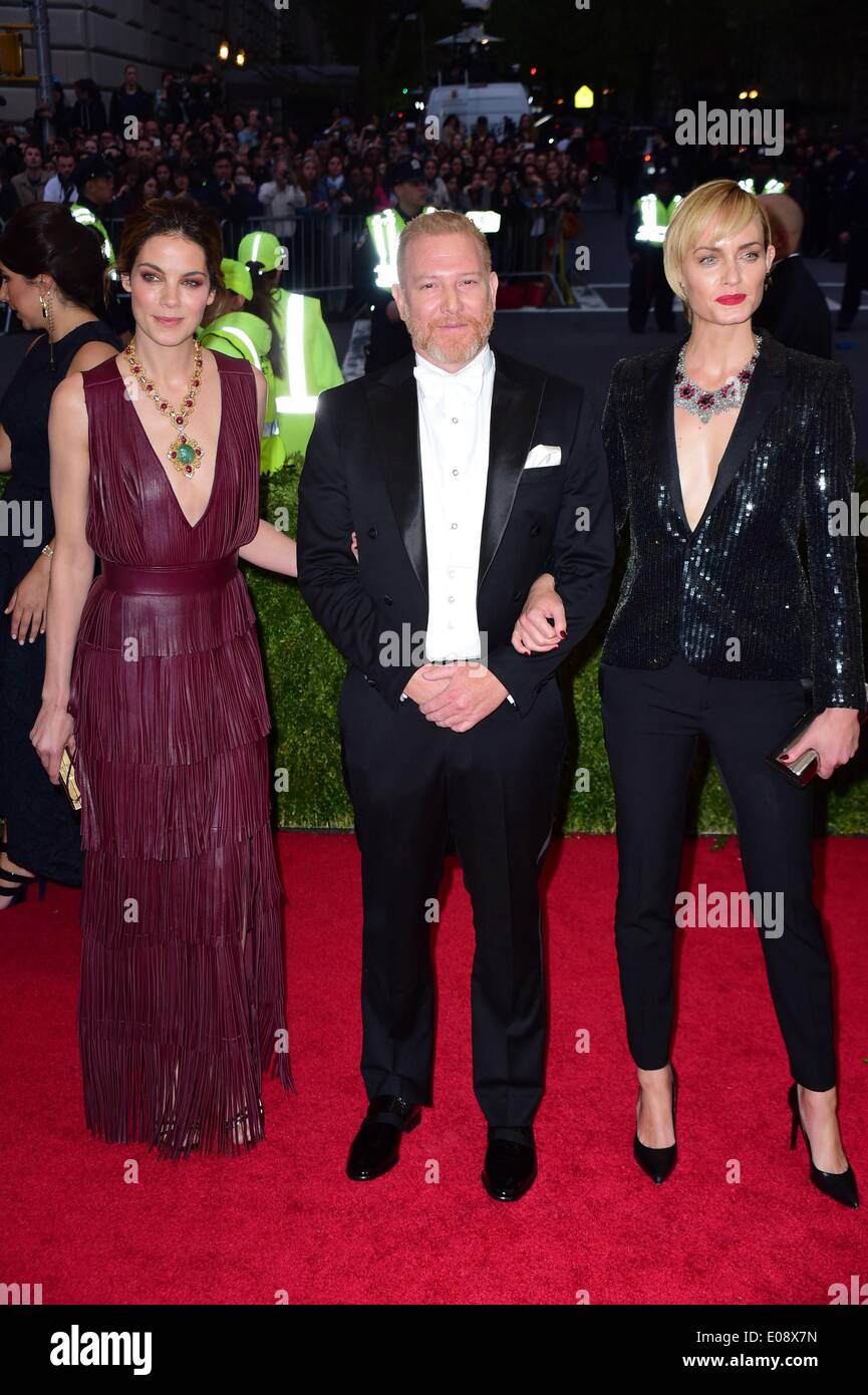 Michelle monaghan amber valletta charles james hi-res stock photography ...