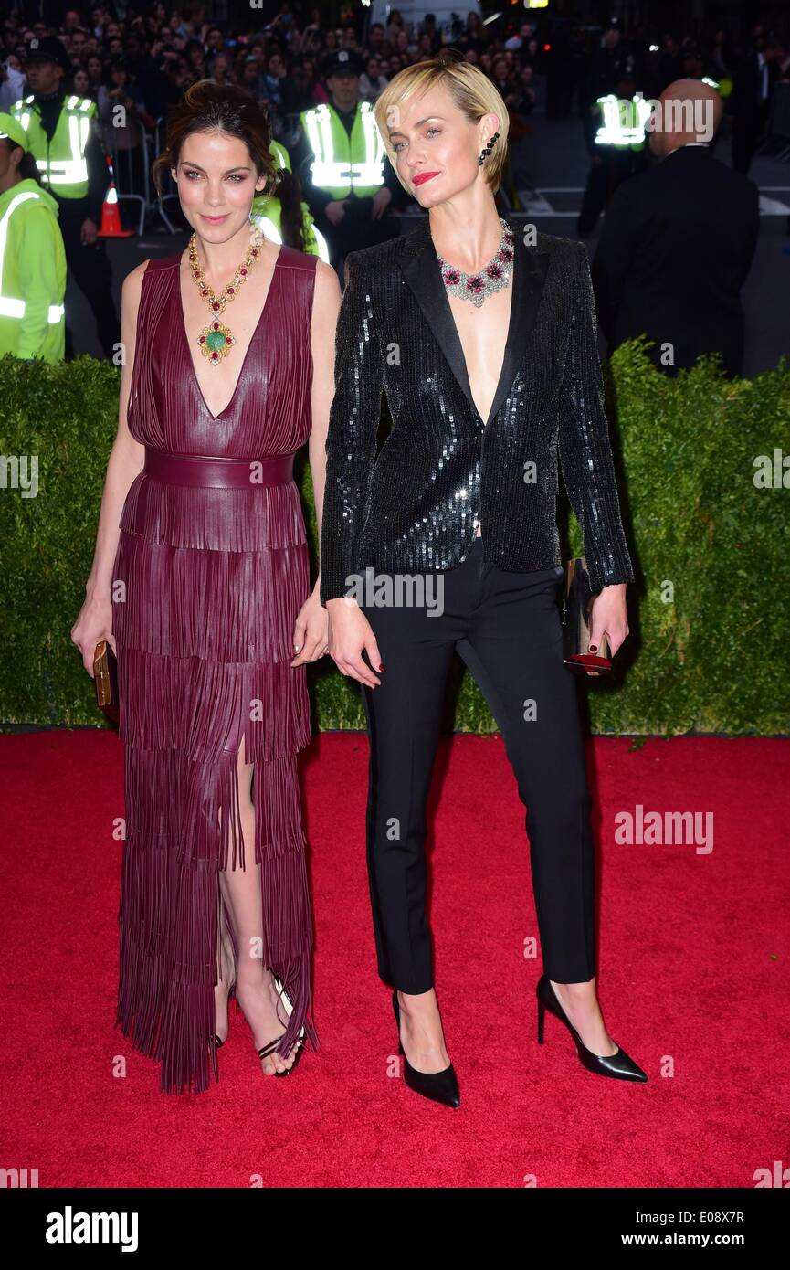 Michelle monaghan amber valletta charles james hi-res stock photography ...