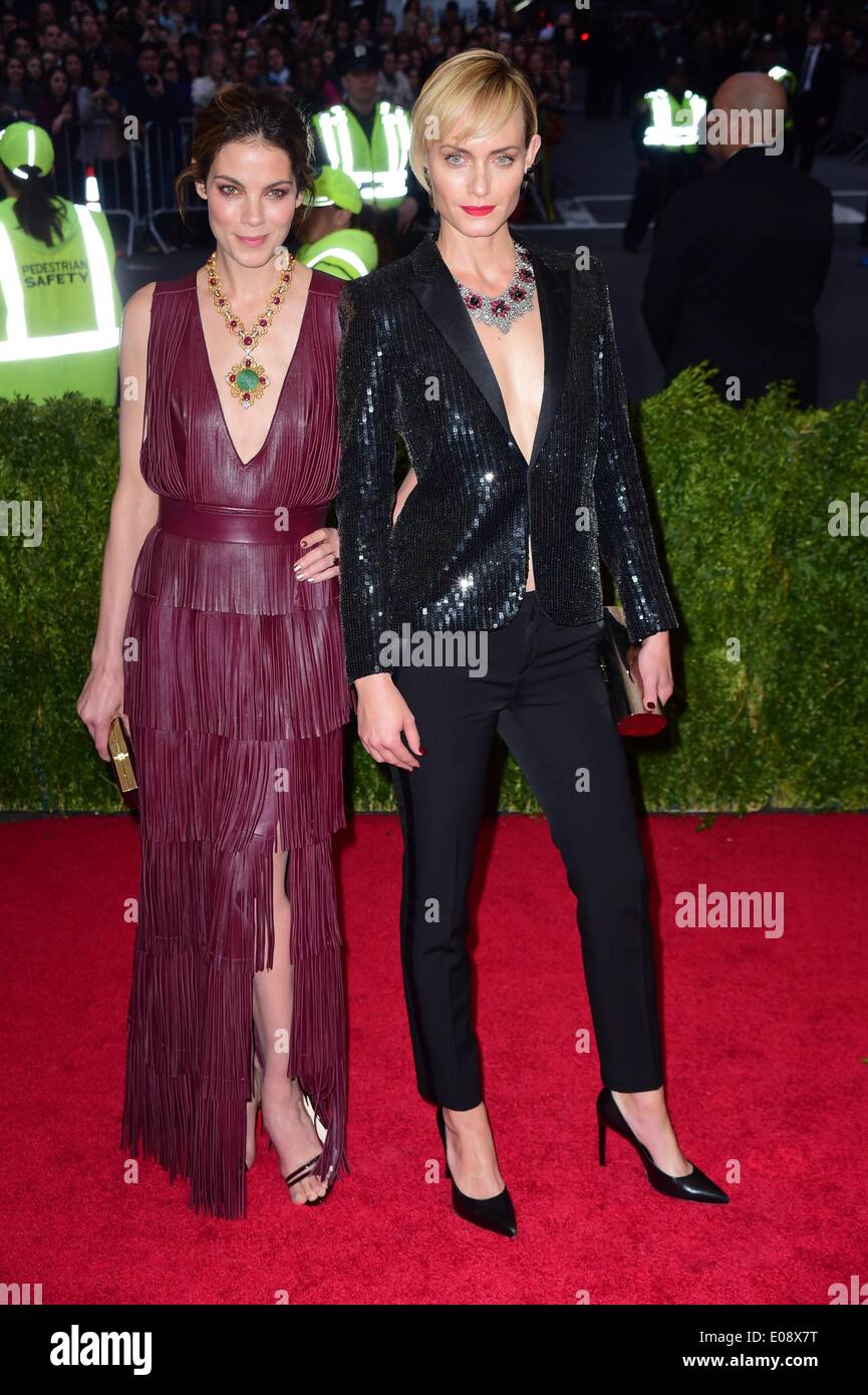 Michelle monaghan amber valletta charles james hi-res stock photography ...