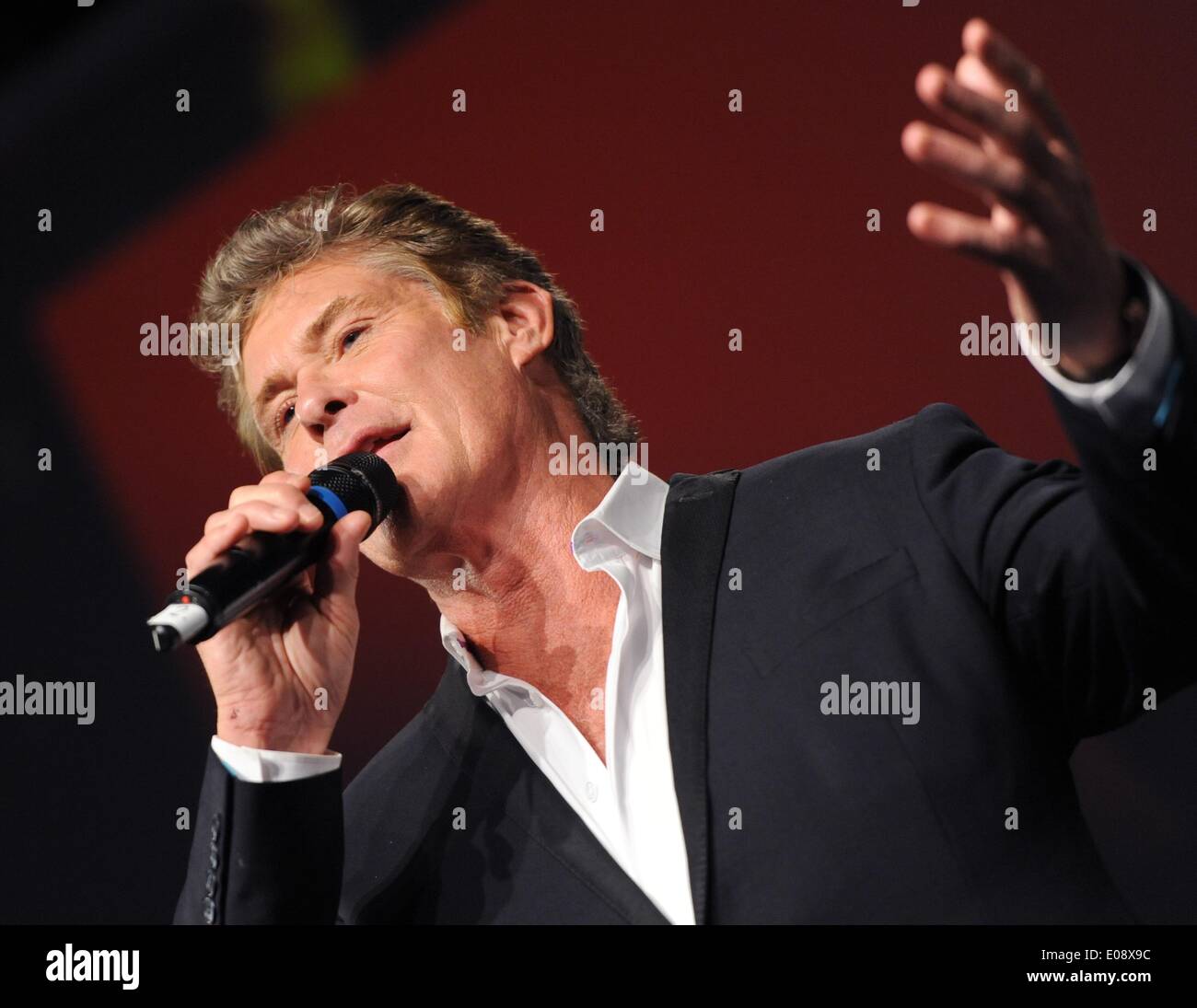 Berlin, Germany. 06th May, 2014. American singer David Hasselhoff ...