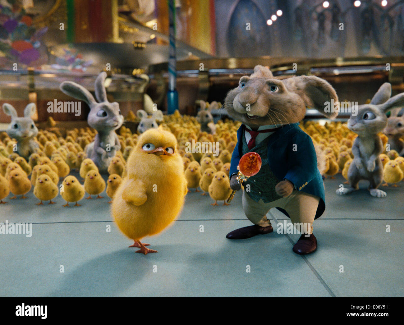 Carlos (voiced by HANK AZARIA) and the Easter Bunny (voiced by HUGH ...