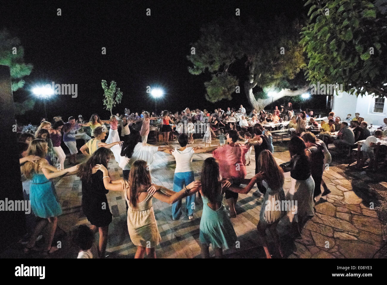 A panegyri in Ikaria, Greece Stock Photo - Alamy