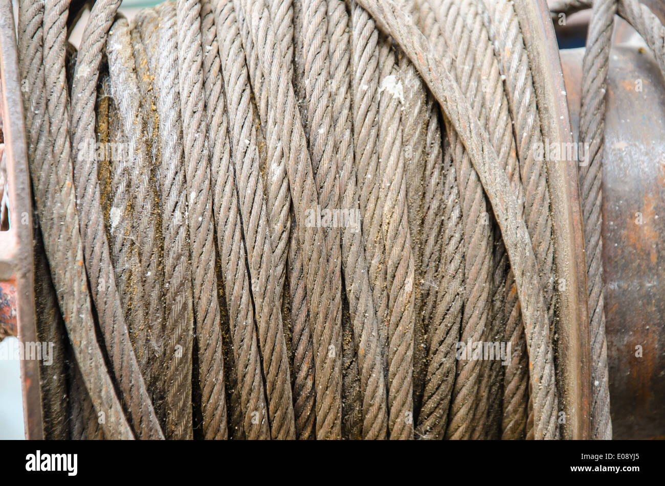 old dirty metal wire for construction Stock Photo - Alamy