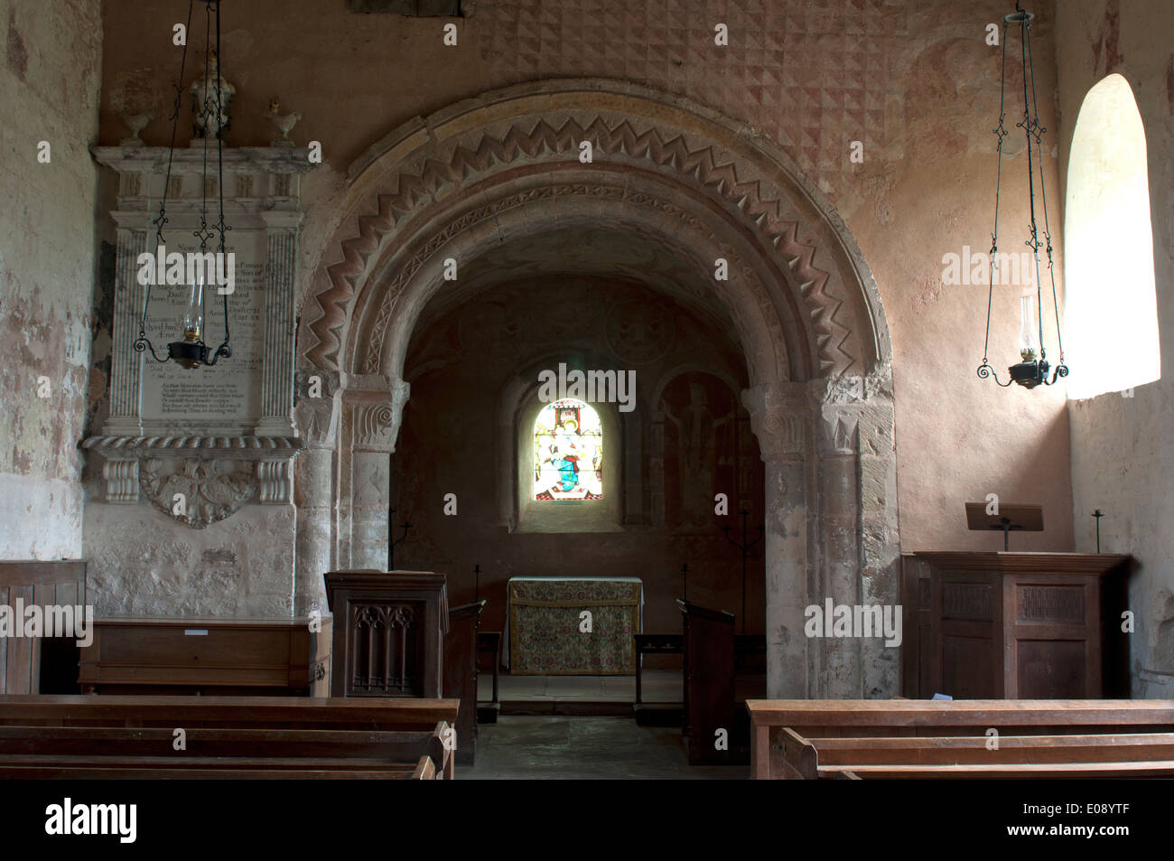 St. Mary`s Church, Kempley, Gloucestershire, England, UK Stock Photo ...