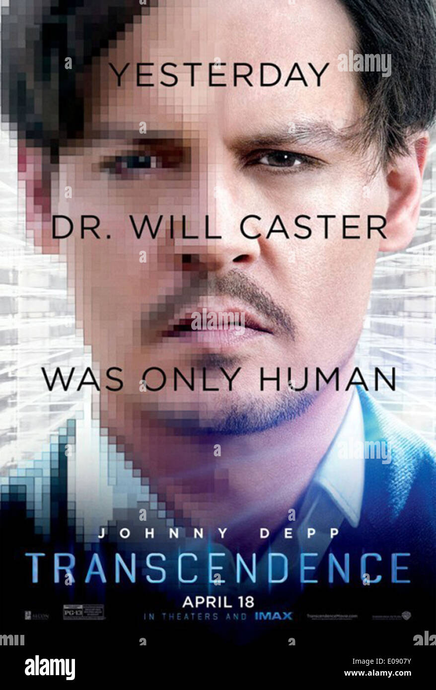 TRANSCENDENCE (POSTER) (2014) JOHNNY DEPP WALLY PFISTER (DIR ...