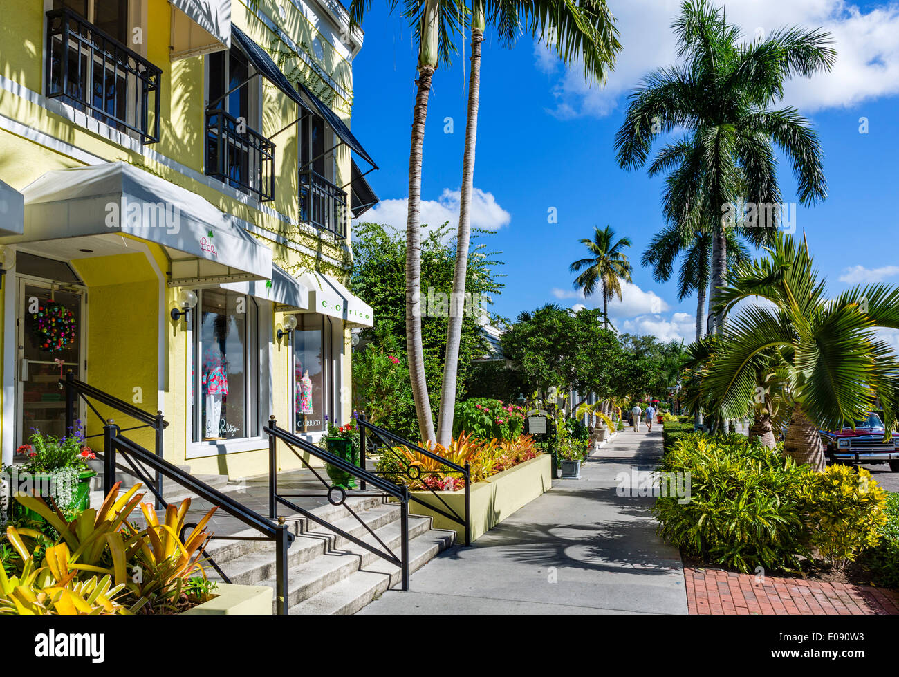Historic downtown district naples florida hi-res stock photography and ...