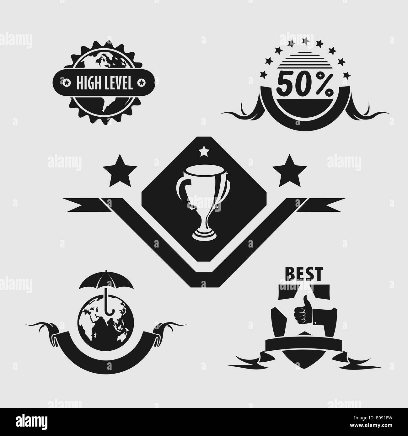 Five emblems hi-res stock photography and images - Alamy