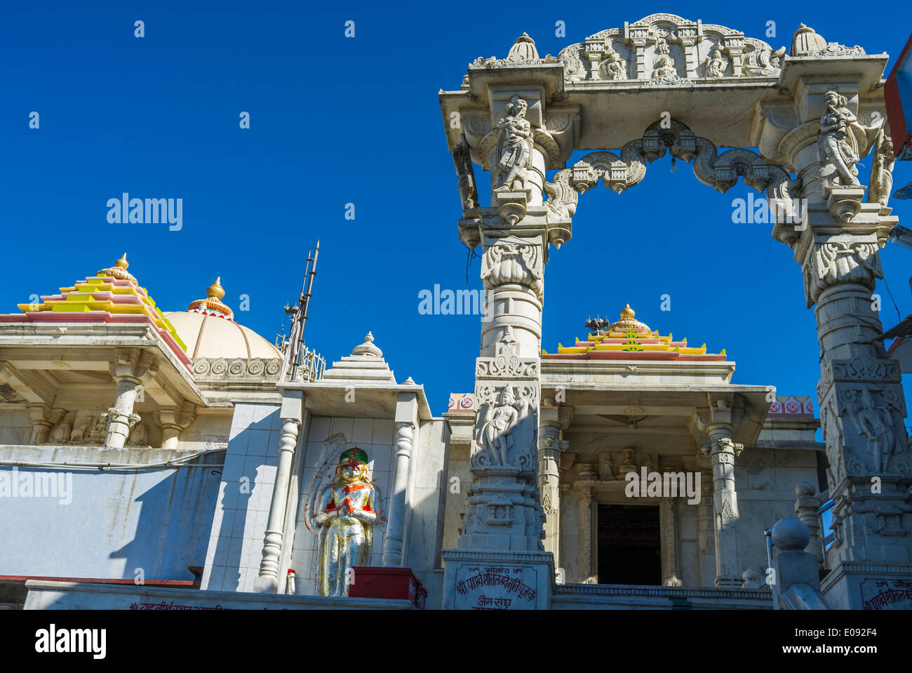 Jain temples in the Achalgarh fort, Rajasthan, India Stock Photo - Alamy
