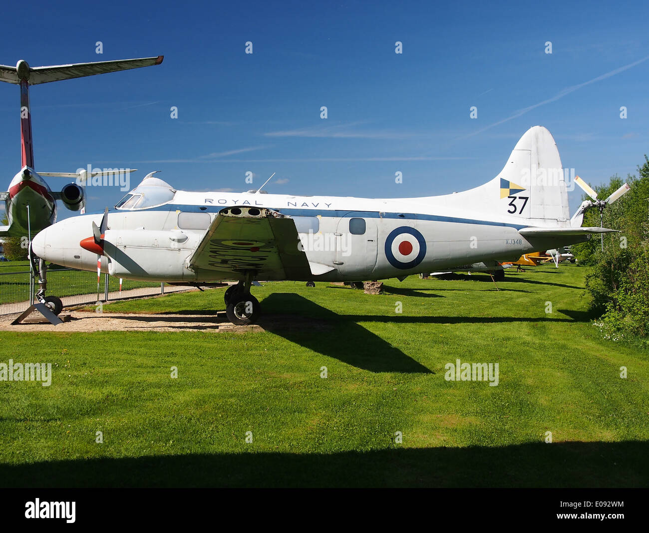 The Sea Devon XJ348 is a maritime vessel identified in this image. It ...