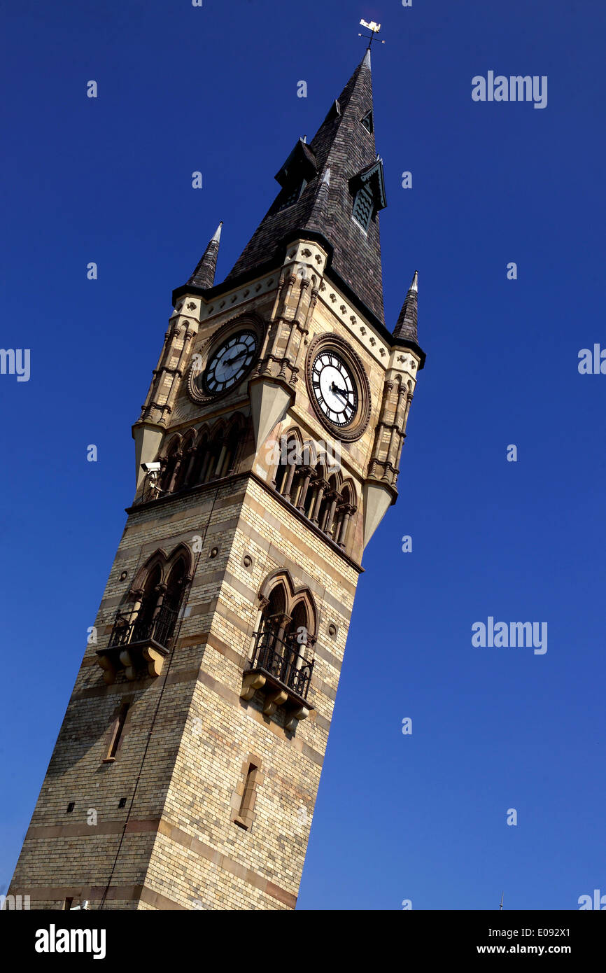 Darlington Clock Tower Stock Photo - Alamy