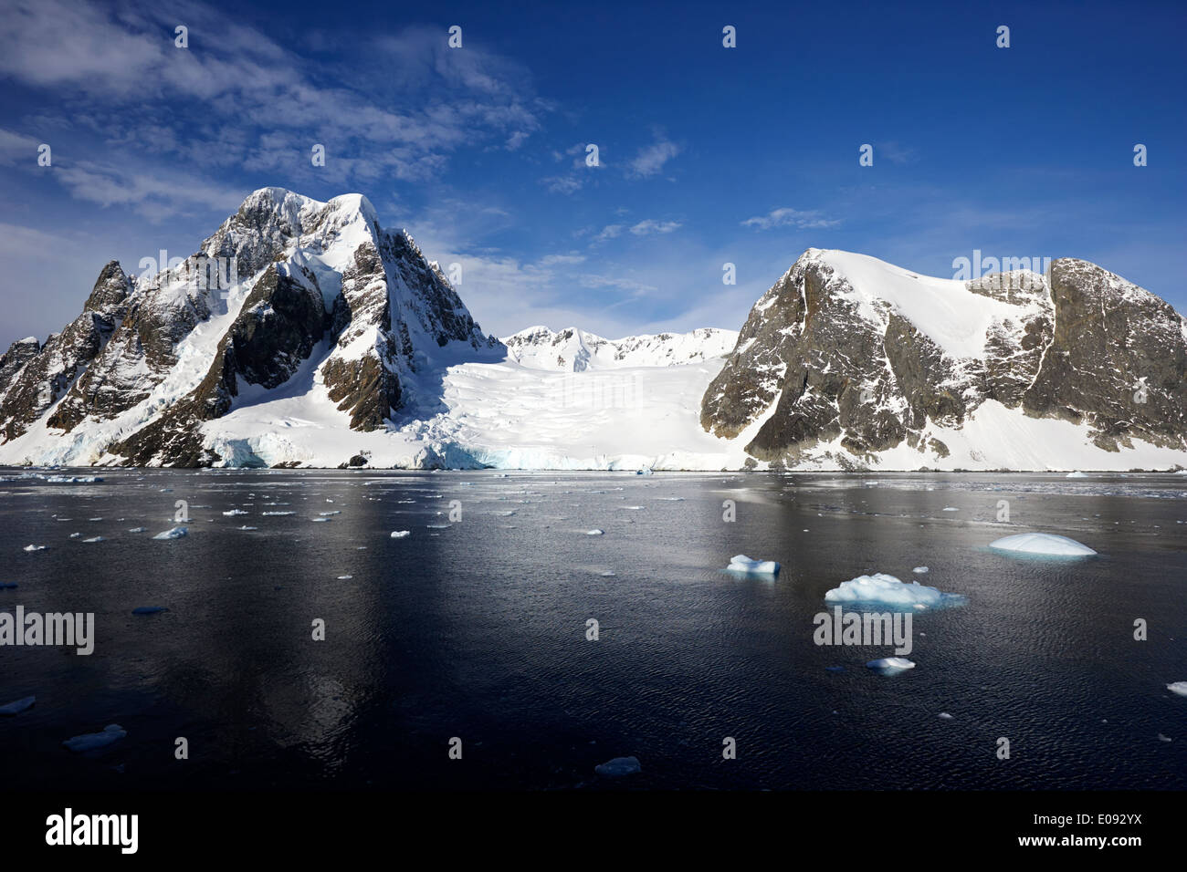large glacier on the kiev peninsula continental Antarctica Stock Photo ...
