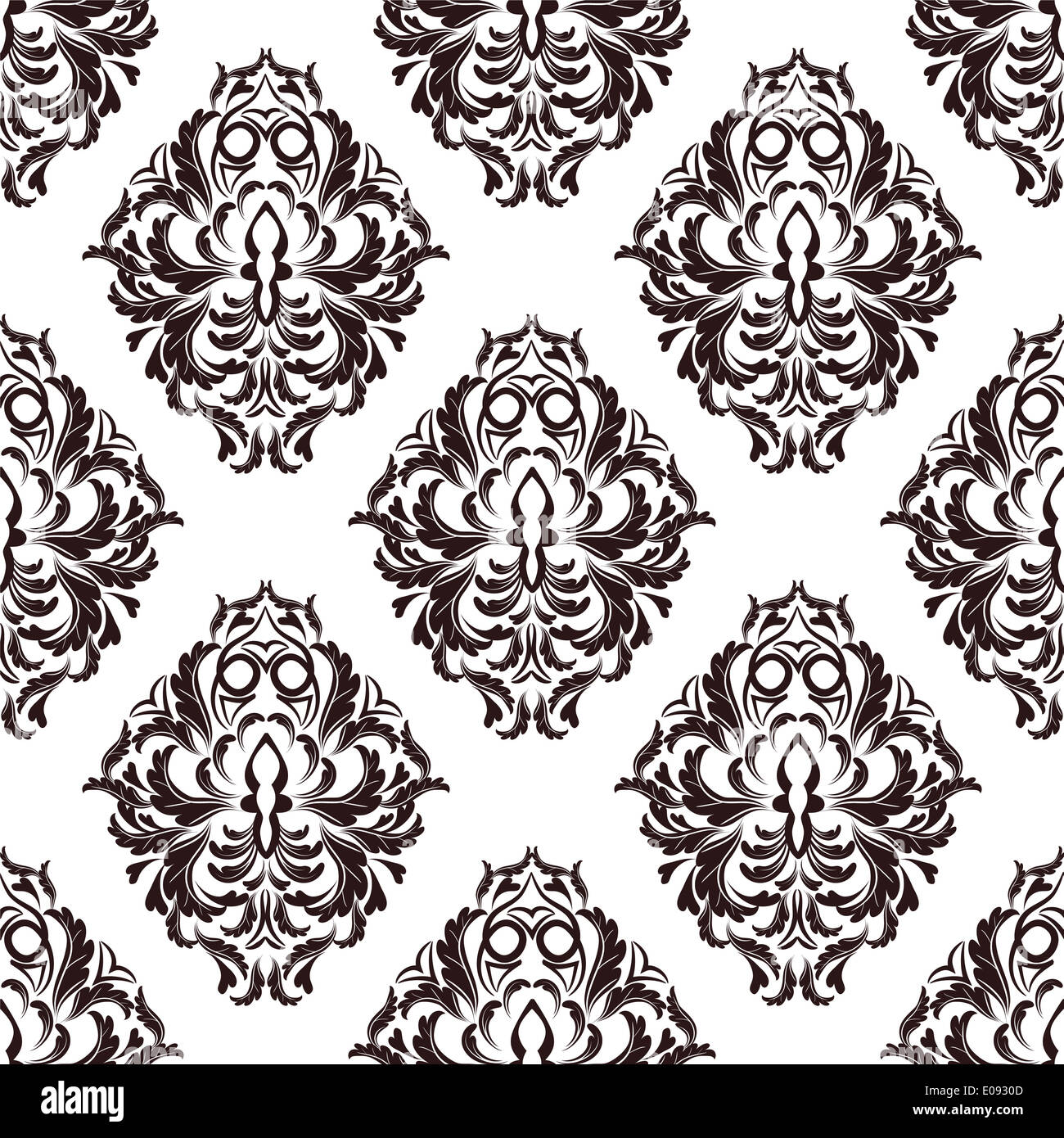 White damask hi-res stock photography and images - Alamy