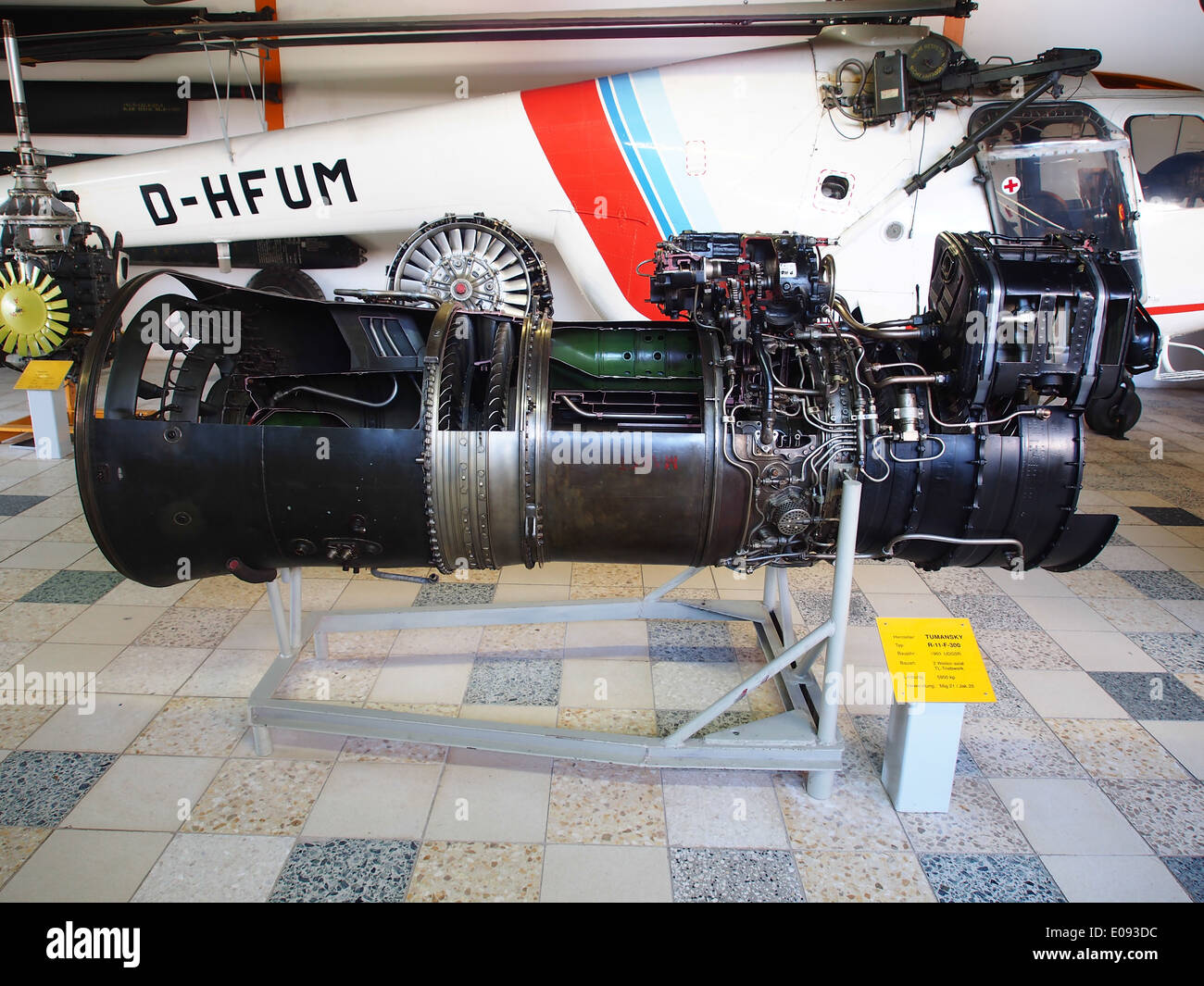 Tumansky R-11-F-300 engine used in MiG-21 and Jak 28 Stock Photo - Alamy