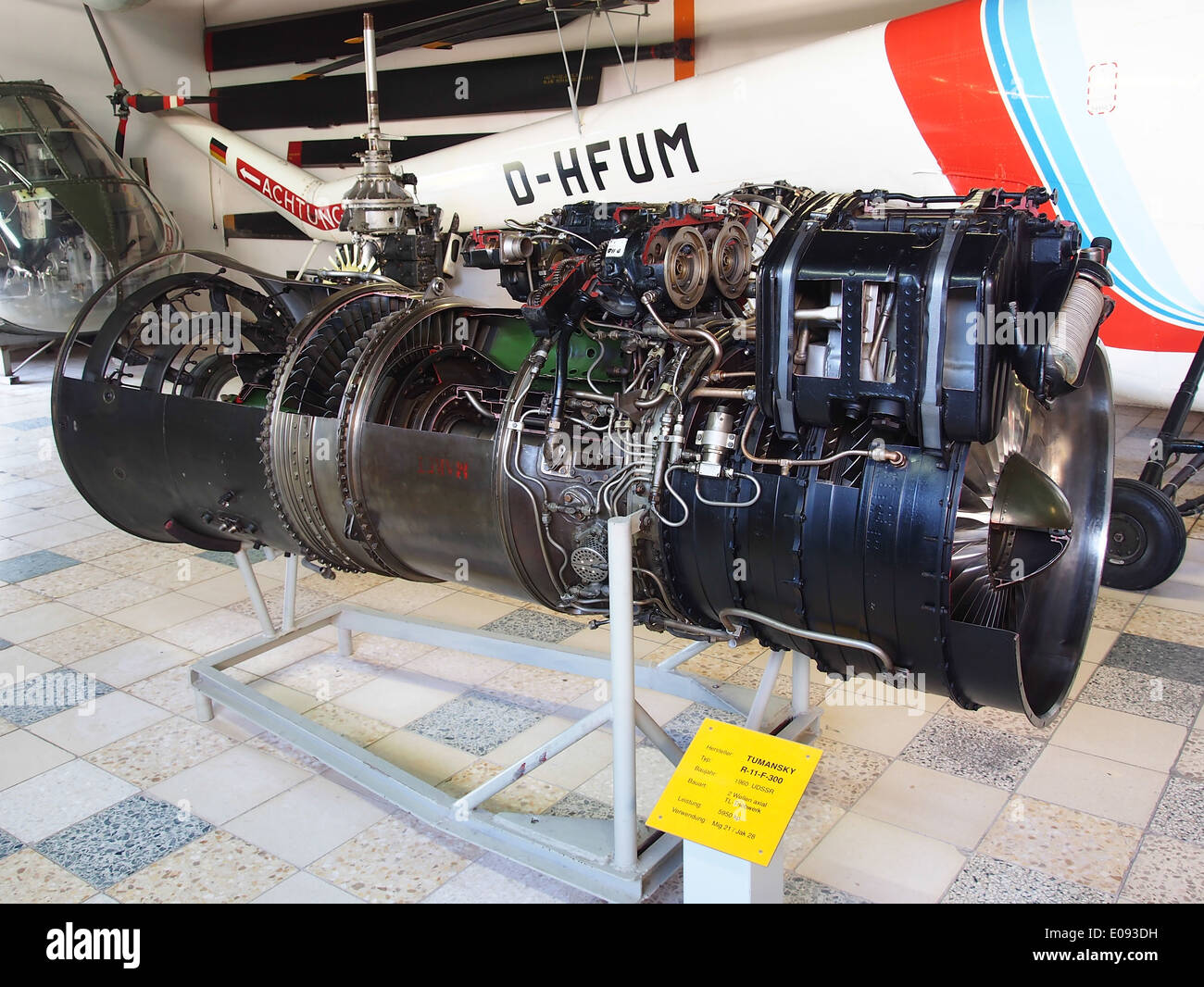 The Tumansky R-11-F-300 is a Soviet turbojet engine used in military ...