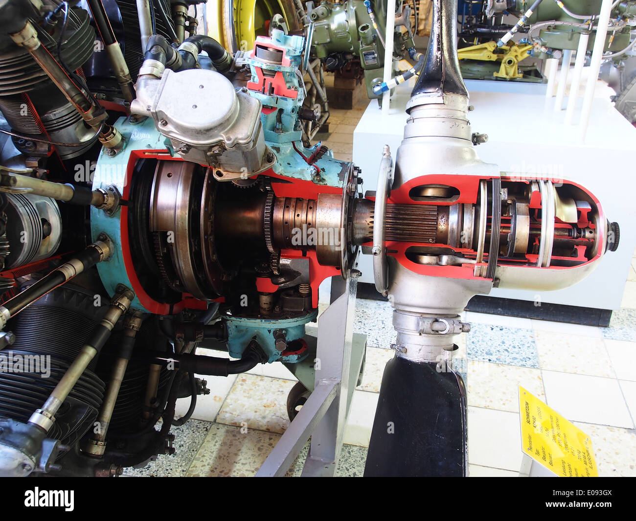SCHWETZOW ASH82 engine for MiL Mi 4 and Iljuschin IL14 Stock Photo - Alamy