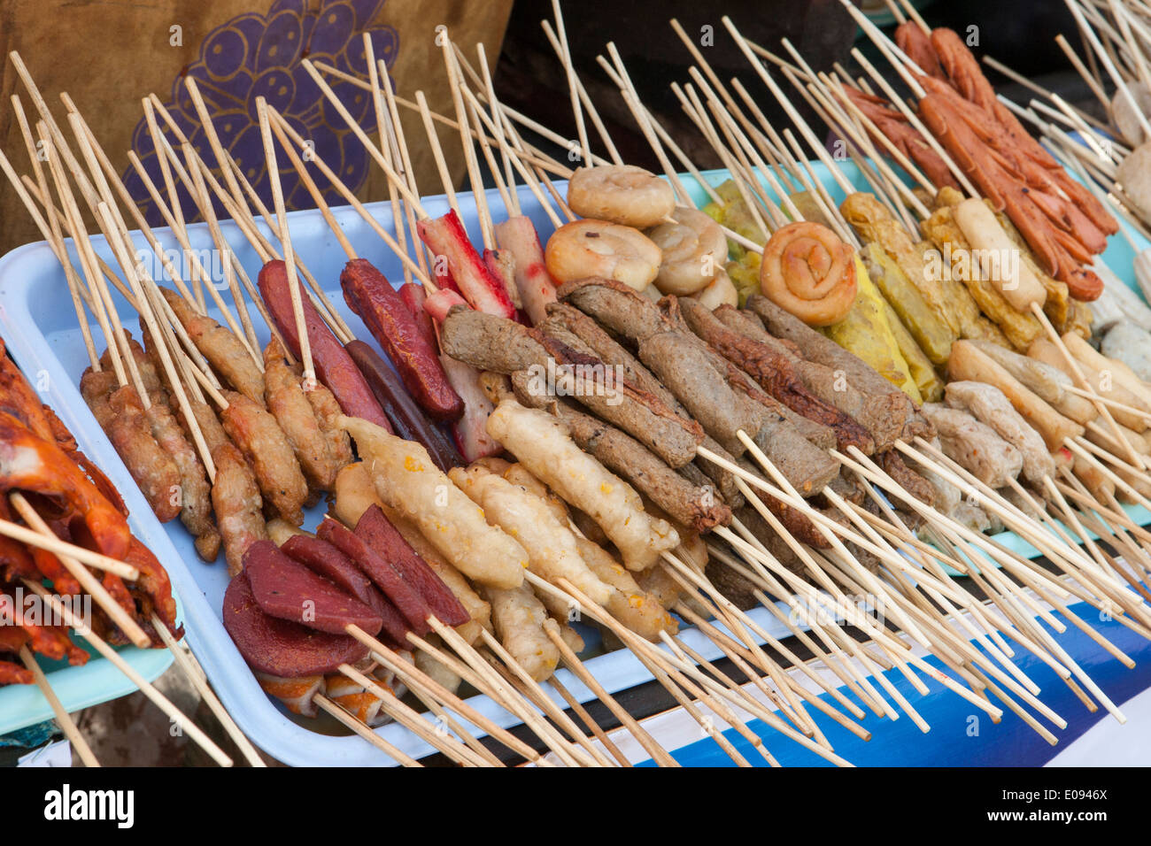 South East Asia Myanmar Burma Yangon Rangoon traditional Burmese street ...