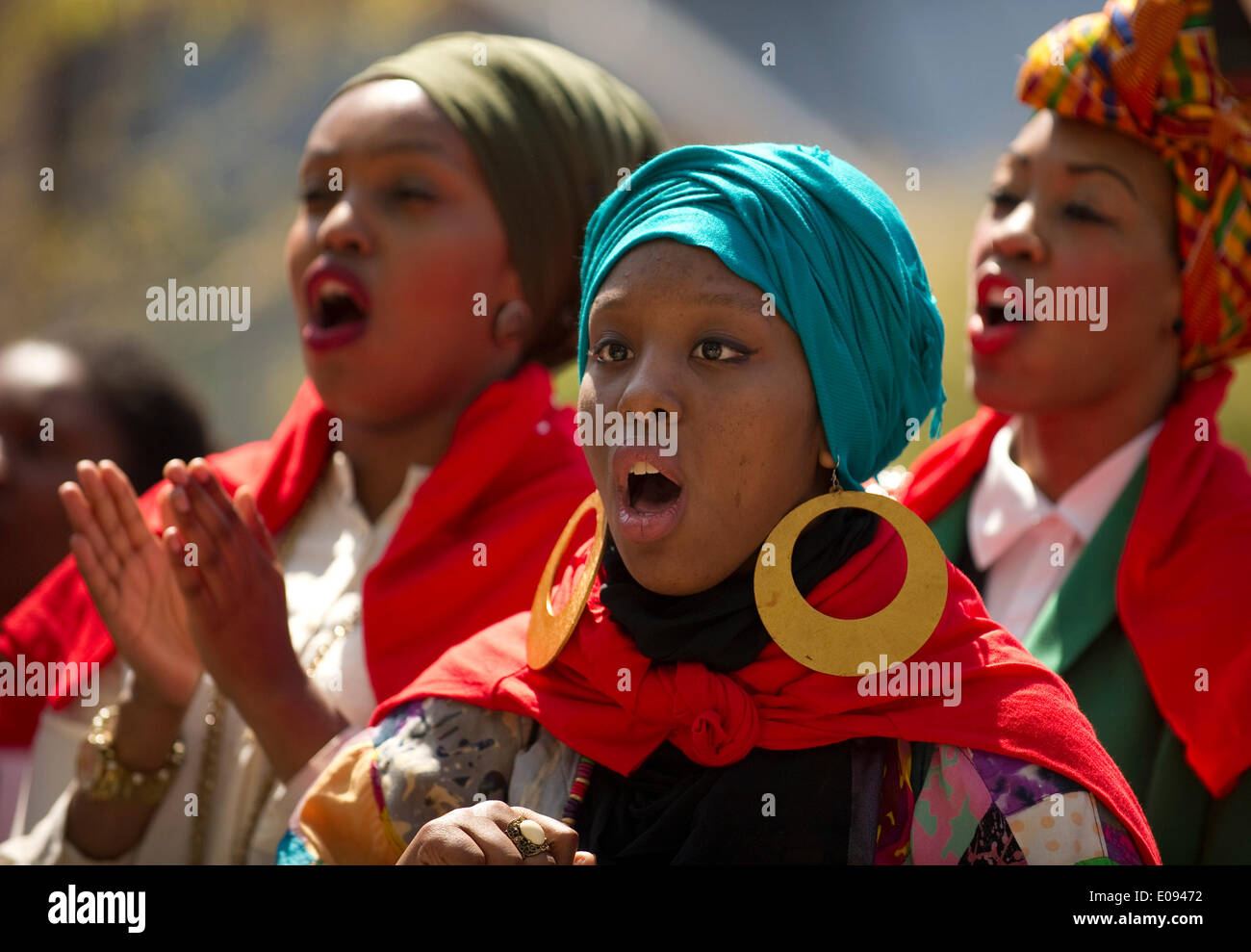 Washington DC, USA, 06th May, 2014. Abdi from Somalia, Sadiyah Bashir ...