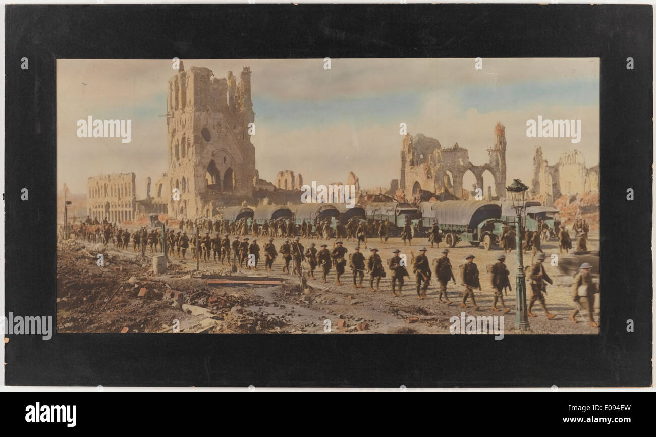 This historic photograph of Ypres offers a glimpse into its past ...