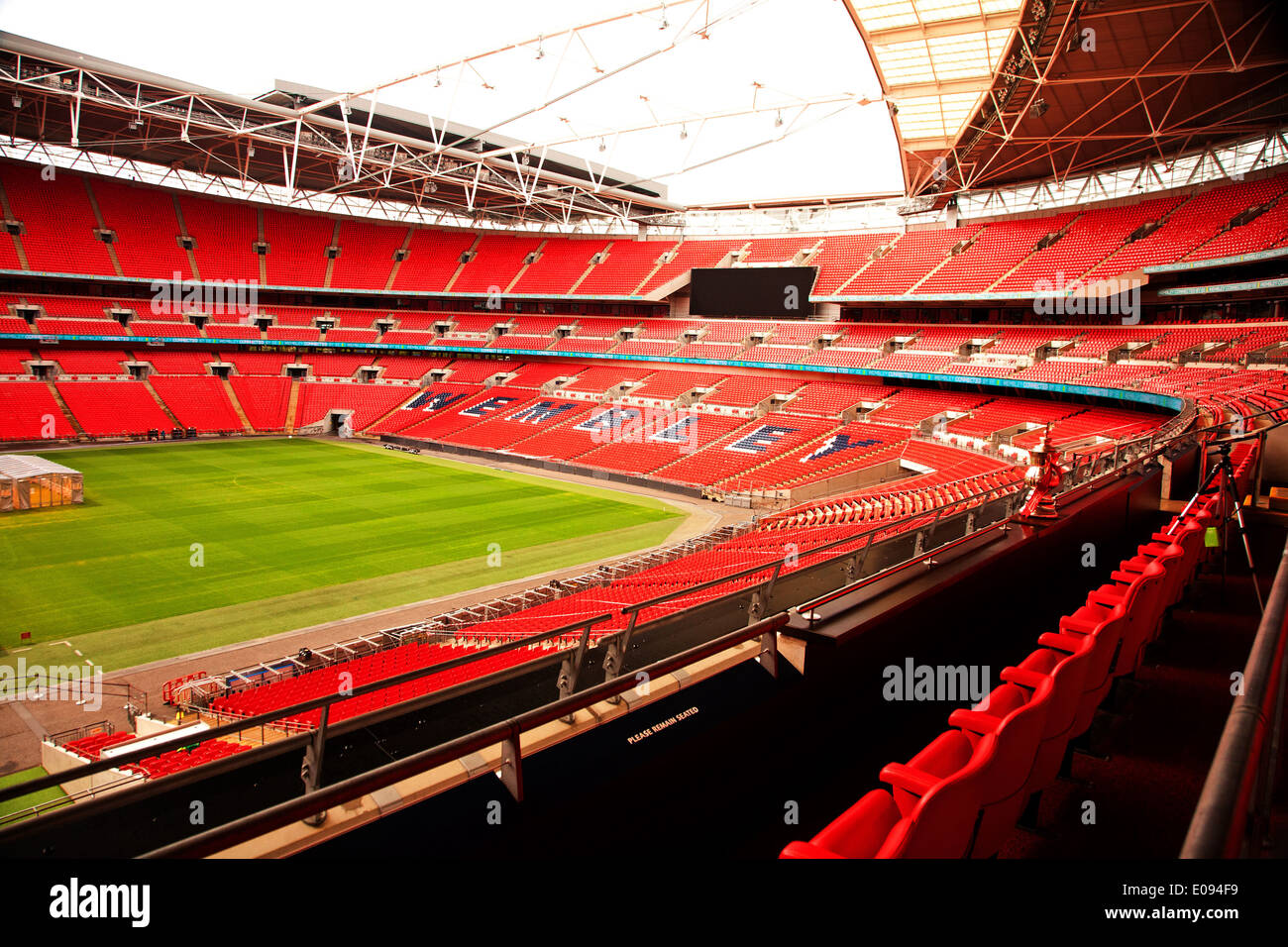 Wembley seating hi-res stock photography and images - Alamy