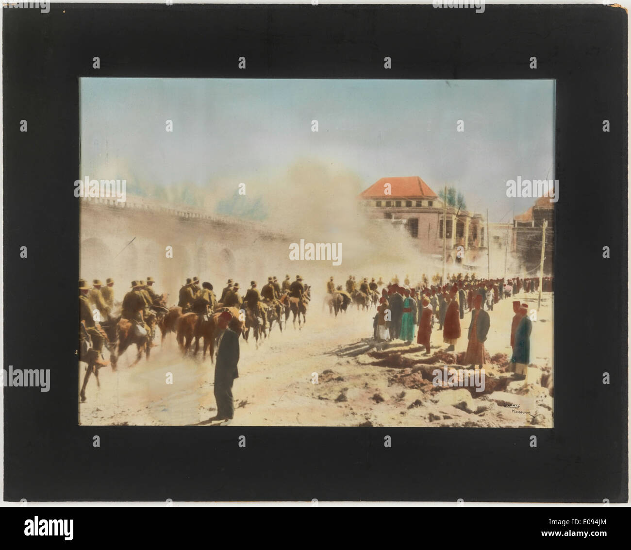 This image depicts the historical capture of Damascus, an important ...