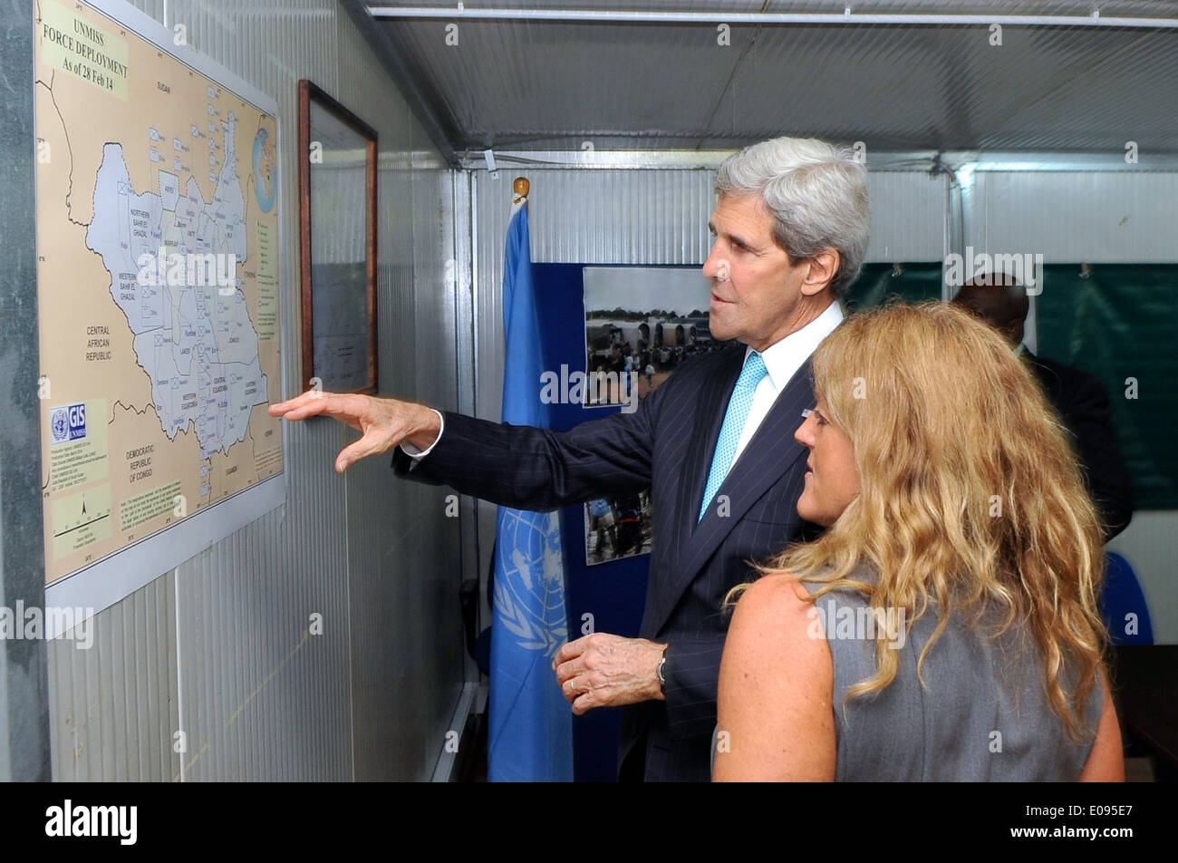 Secretary Kerry, UNMISS Special Representative Johnson Look at Force ...