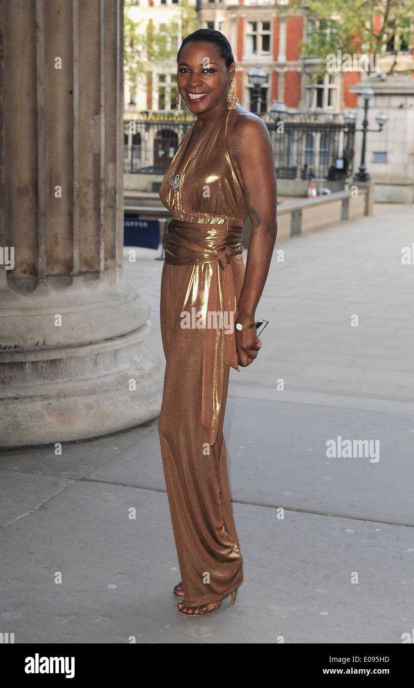 London, UK, UK. 6th May, 2014. Singer Sonique arrives for the Nicky ...