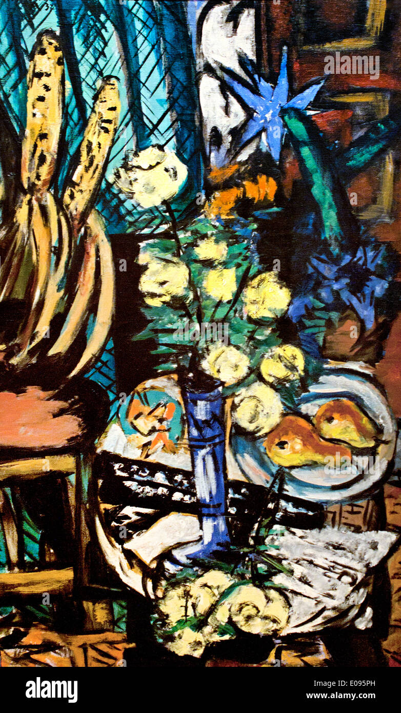 Still Life with Yellow Roses 1937 Max Beckmann 1884-1950 German Germany ...