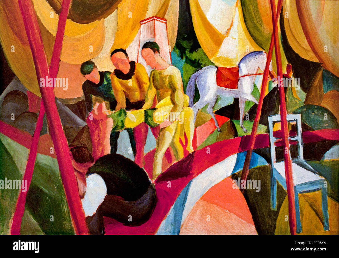 Circus 1913 August Macke 1887-1914 German Germany Stock Photo - Alamy