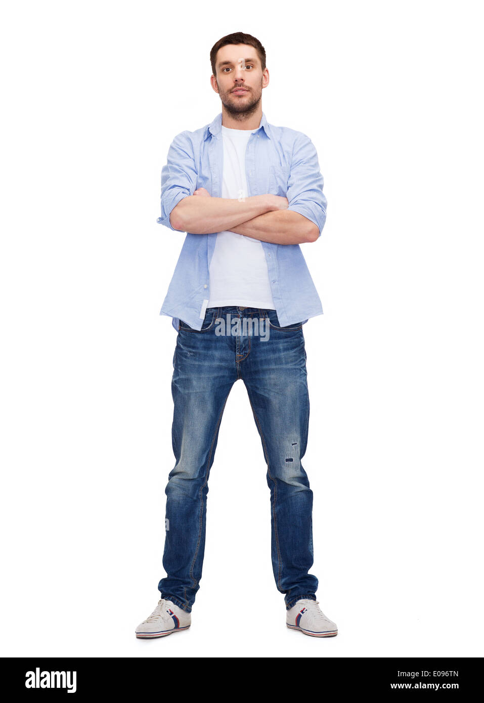 Handsome latin man arms Cut Out Stock Images & Pictures - Alamy