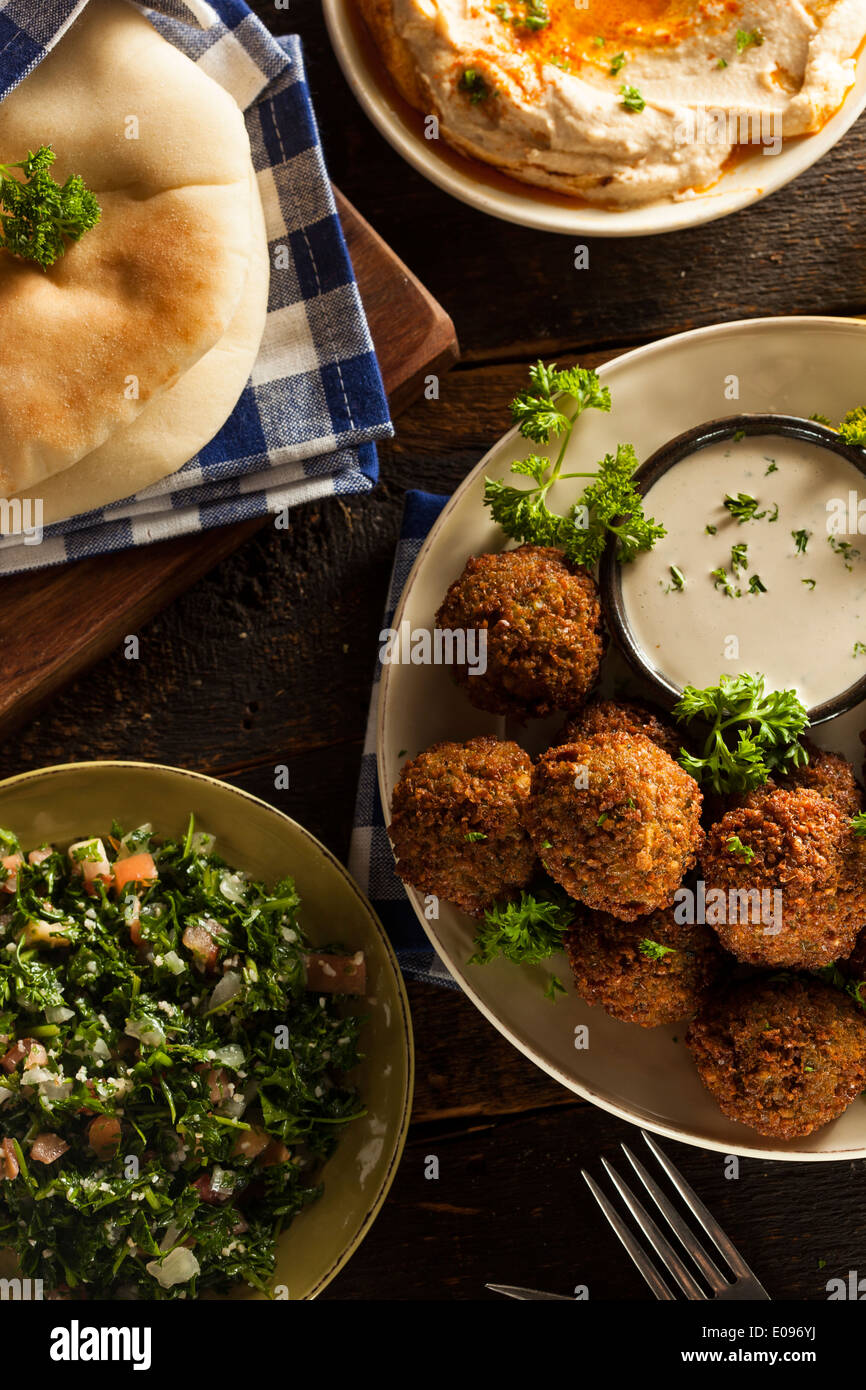Healthy vegetarian falafel balls hi-res stock photography and images ...