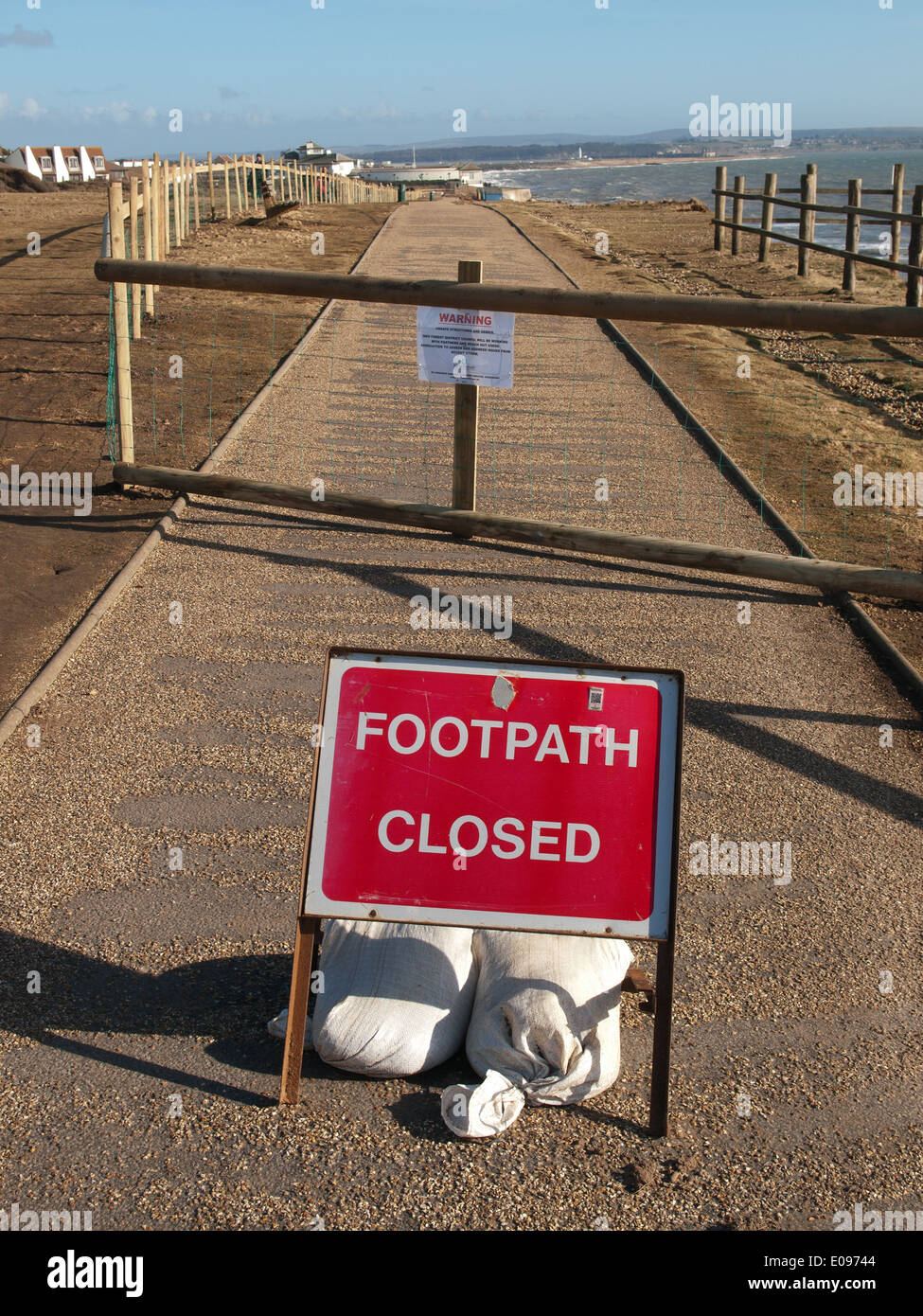 Storm damage footpath hi-res stock photography and images - Alamy