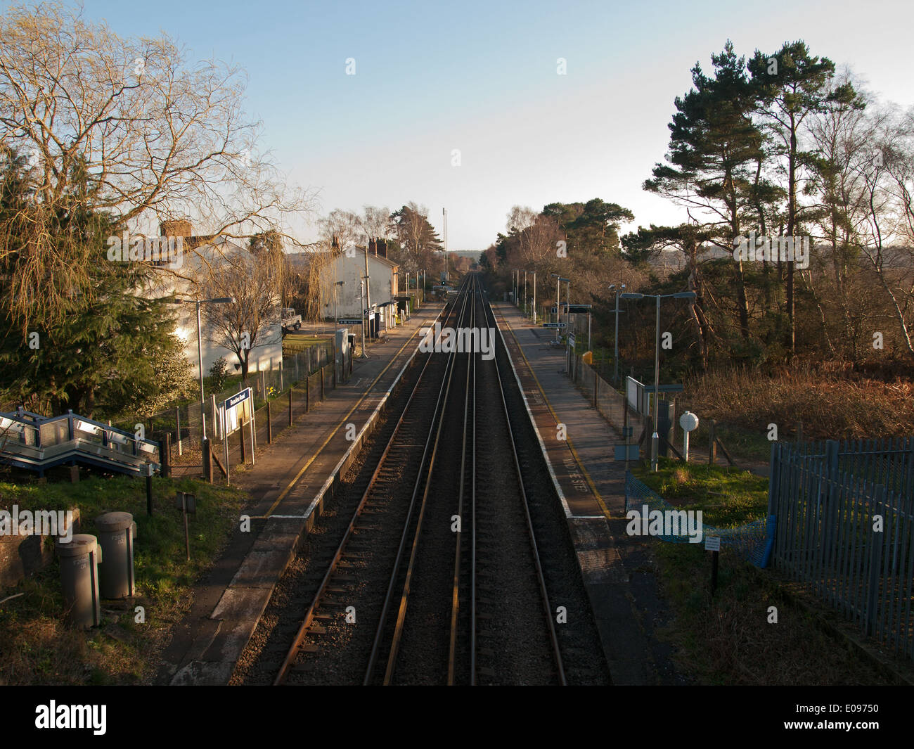 Beaulieu Road Train Station New Forest Hampshire England UK Stock Photo ...